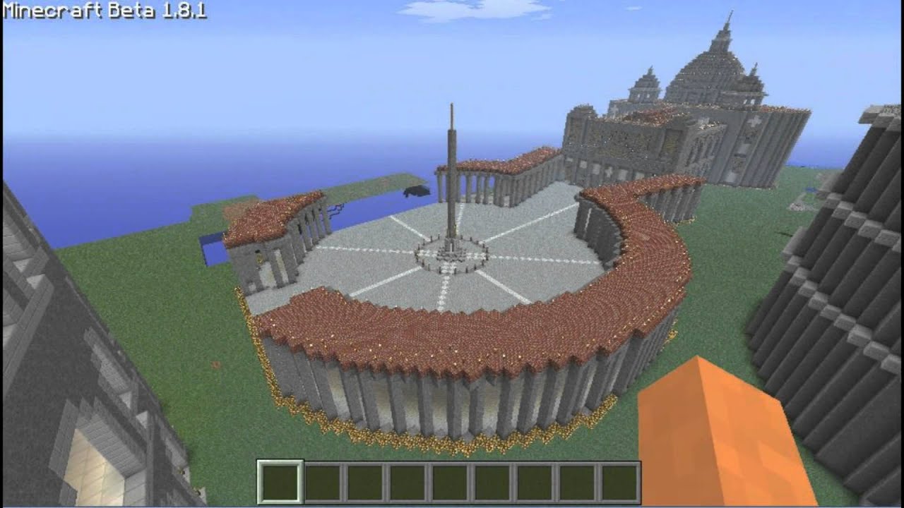 Minecraft - Rome (30% Complete) - YouTube