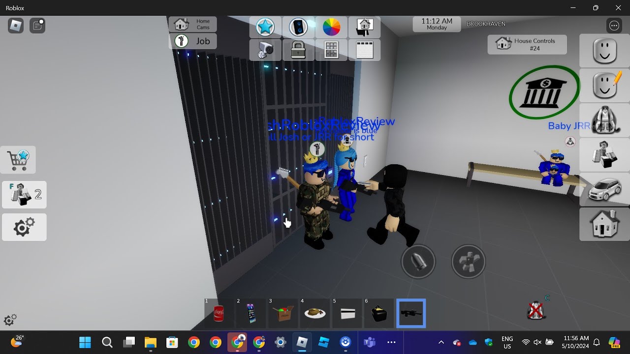 The new update in brookhaven! We became bank military guards! - YouTube