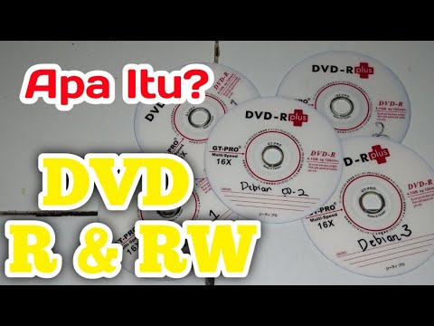 Perbedaan DVD R & DVD RW - YouTube