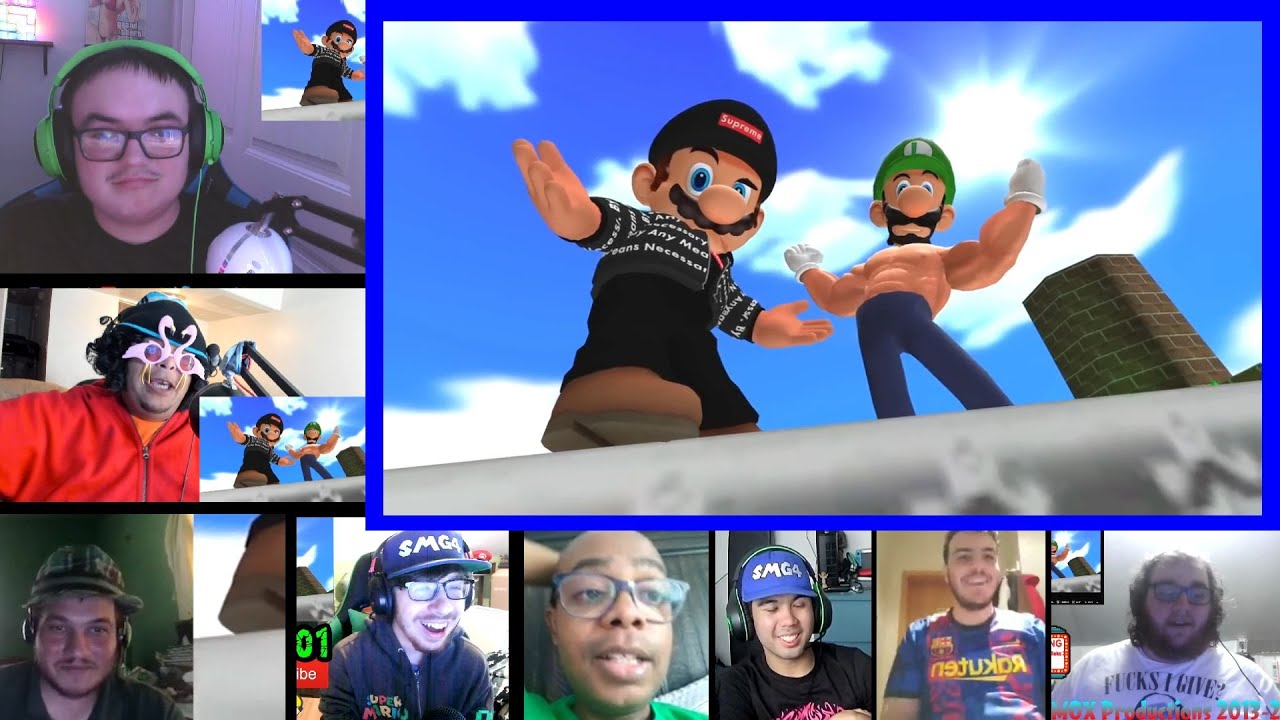 Mario Reacts To Funny Tik Toks 2 ft Luigi Reactions Squad - YouTube