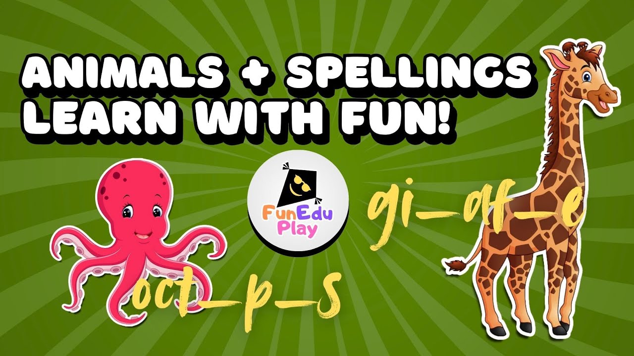 20 Secrets to Learning Animal Names with Spelling for Kids - YouTube