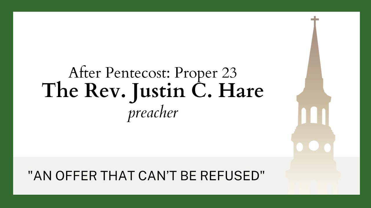 October 15, 2023: Proper 23 ~ Holy Eucharist - YouTube