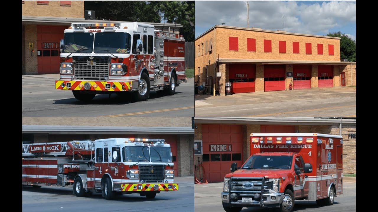 [Dallas Fire Department] Engine 4, Truck 4, Rescue 4 responding {6/15 ...