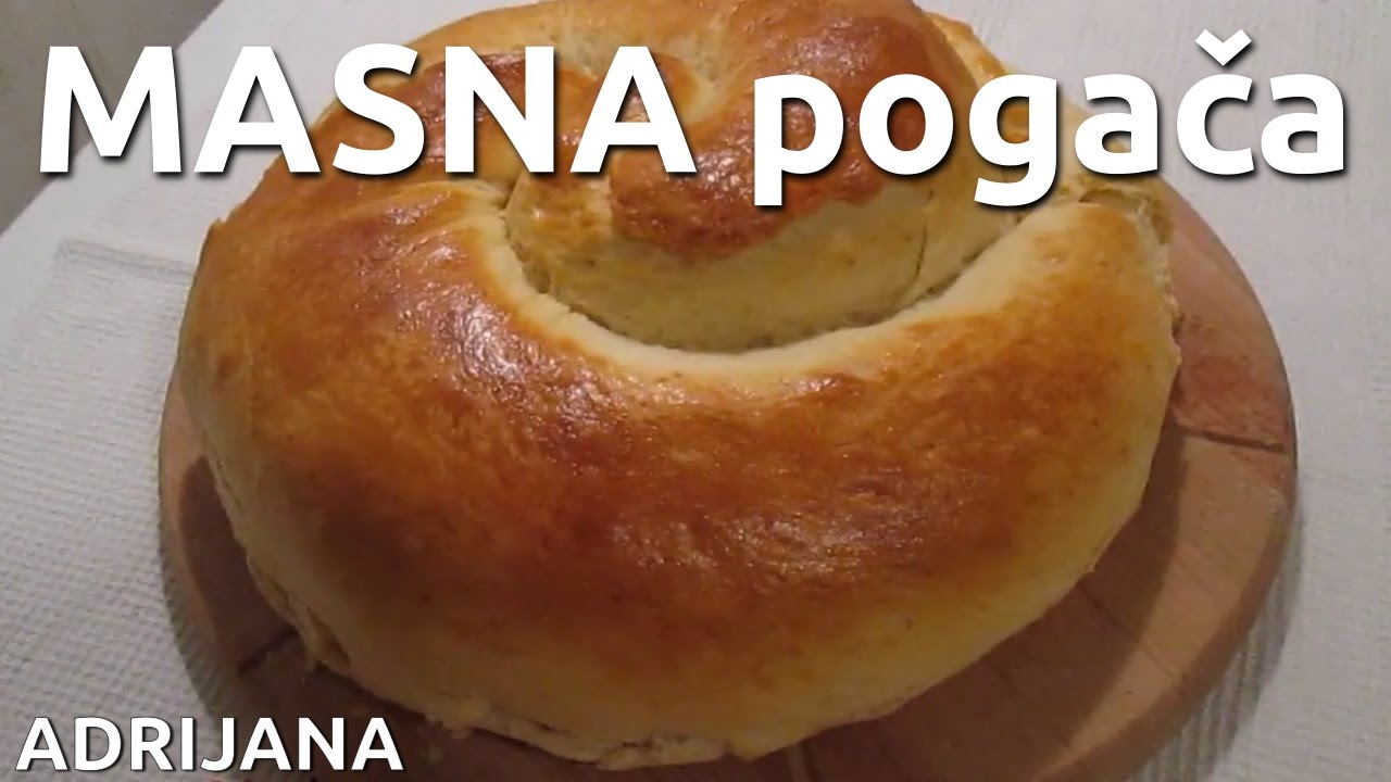 MASNA uvijena domaća pogača - YouTube