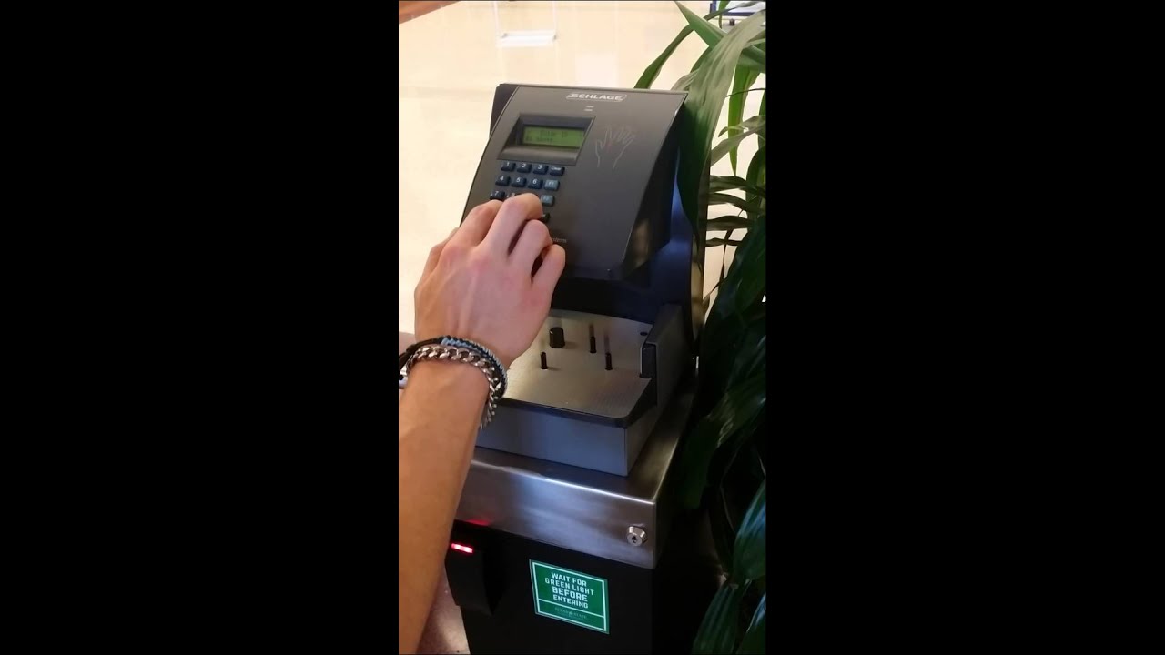 Using Schlage Handkey II - YouTube