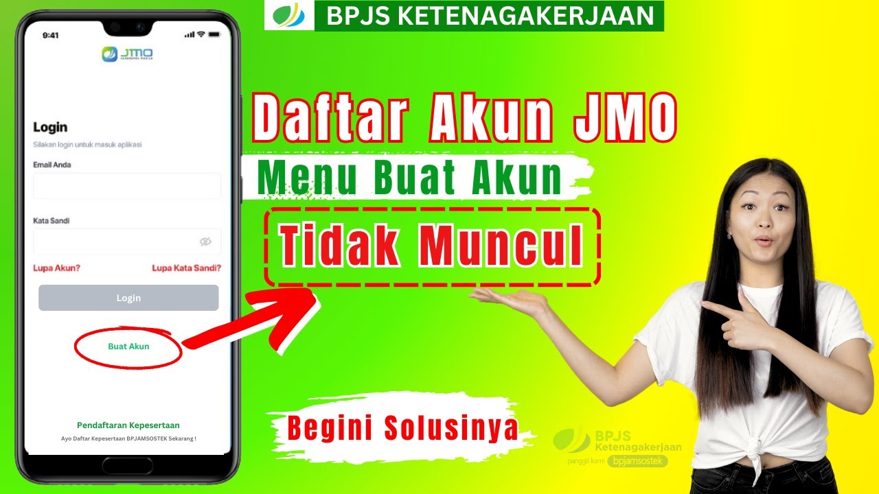 Menu Buat Akun Tidak Muncul di Aplikasi JMO | Tidak Bisa BUat Akun JMO | Solusi Tidak Bisa Buat ...