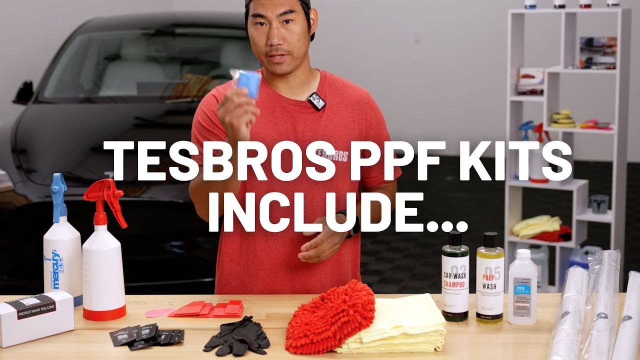 DIY PPF Kits for Model 3 & Y: Kit Overview - TESBROS - YouTube