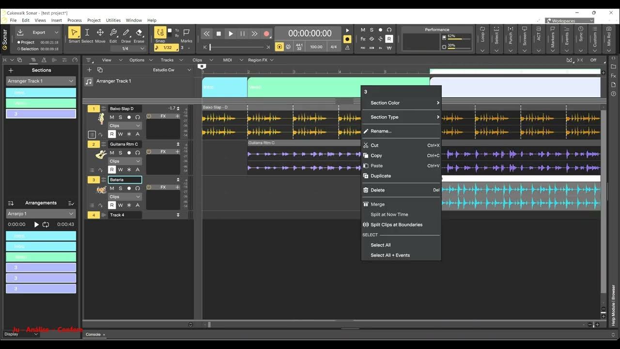 Cakewalk Sonar 2024 (Backstage Pass) Cakewalk By Bandlab - Tutorial Arranger Track - YouTube