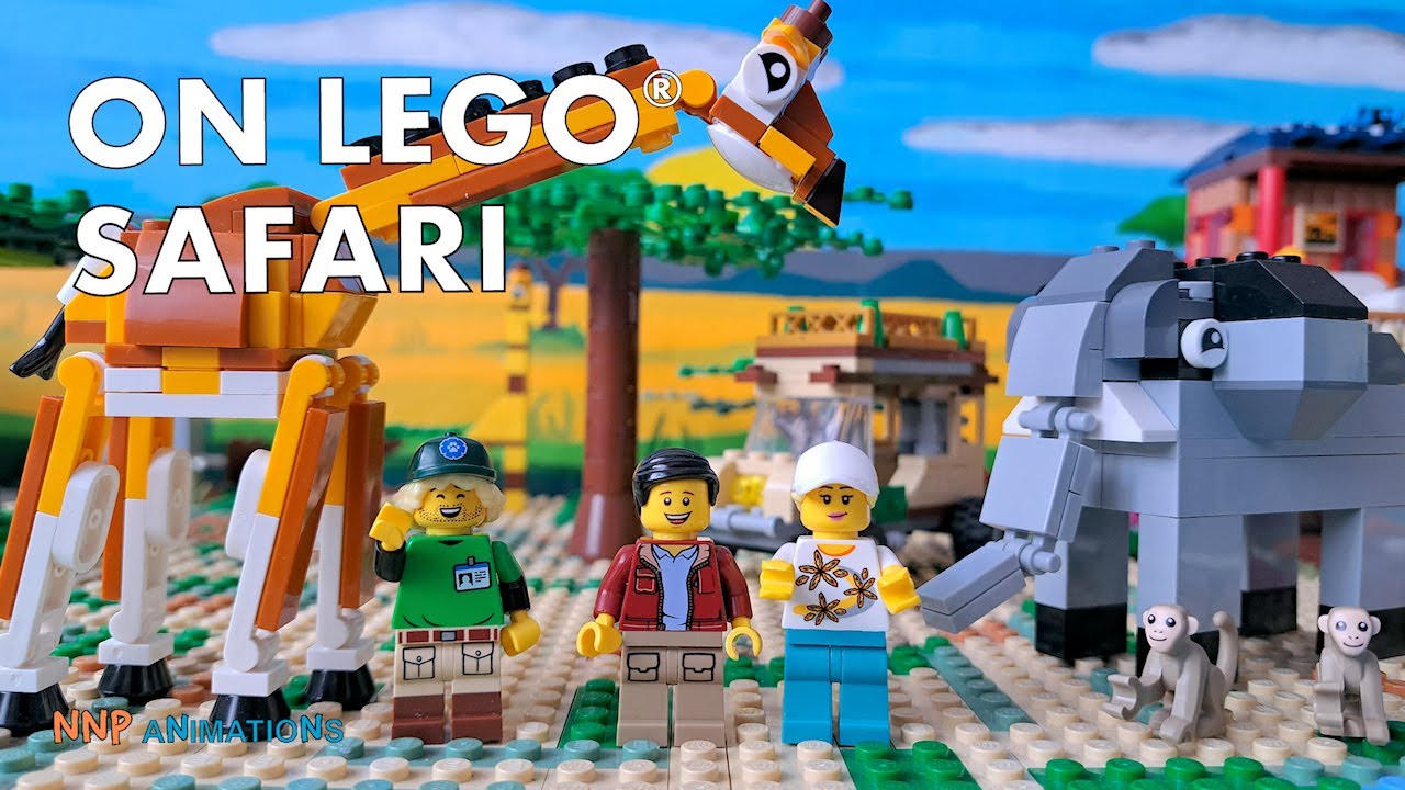 LEGO Wildlife in Action: A Safari Story Unfolds! | Lego Stop Motion ...