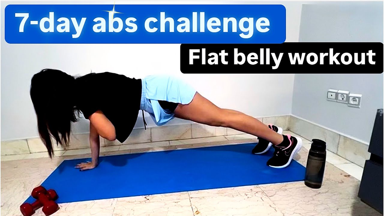 Abs Workout: 7-Day Fat Burning Abs Challenge (No Equipment)-Get Fit at ...