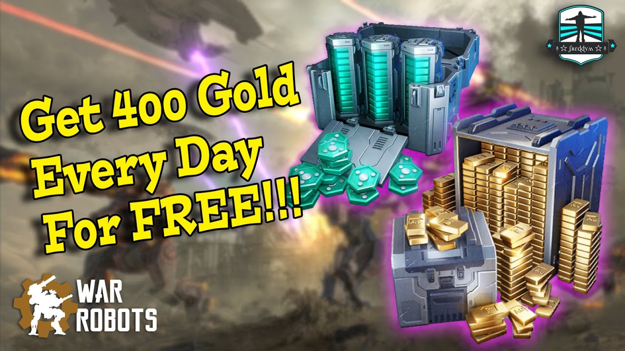 ABSOLUTELY FREE: 400 Gold and 800 Energy Cells Every Day - War Robots ...