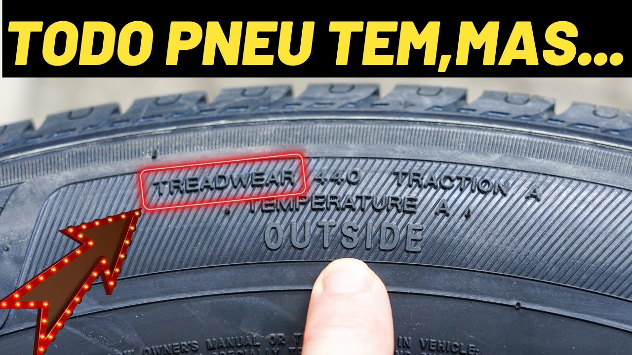 COMO DESCOBRIR O TREADWEAR DO SEU PNEU E PARA O QUE ELE SERVE - YouTube