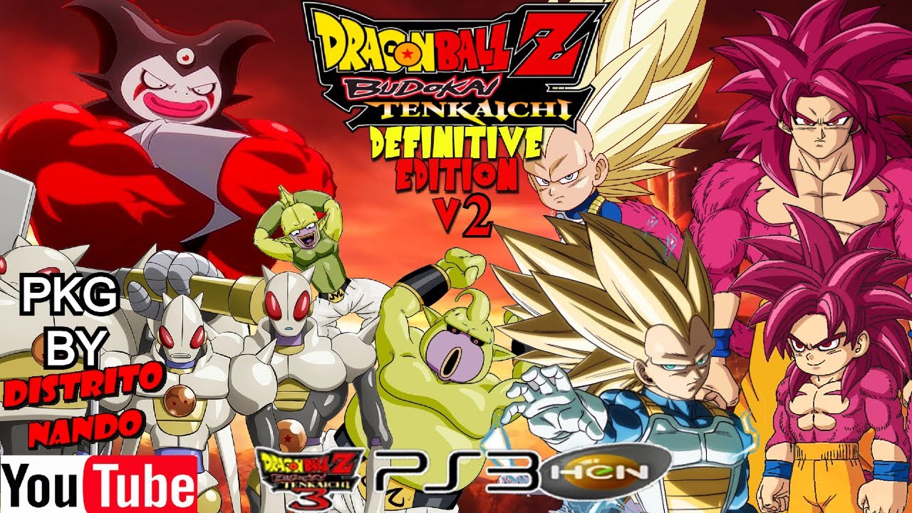 PS3HEN NUEVA ISO DEFINITIVE EDITION v2 DragonBall Z Budokai Tenkaichi 3 SUPER MOD DAIMA PKG BT3 ...