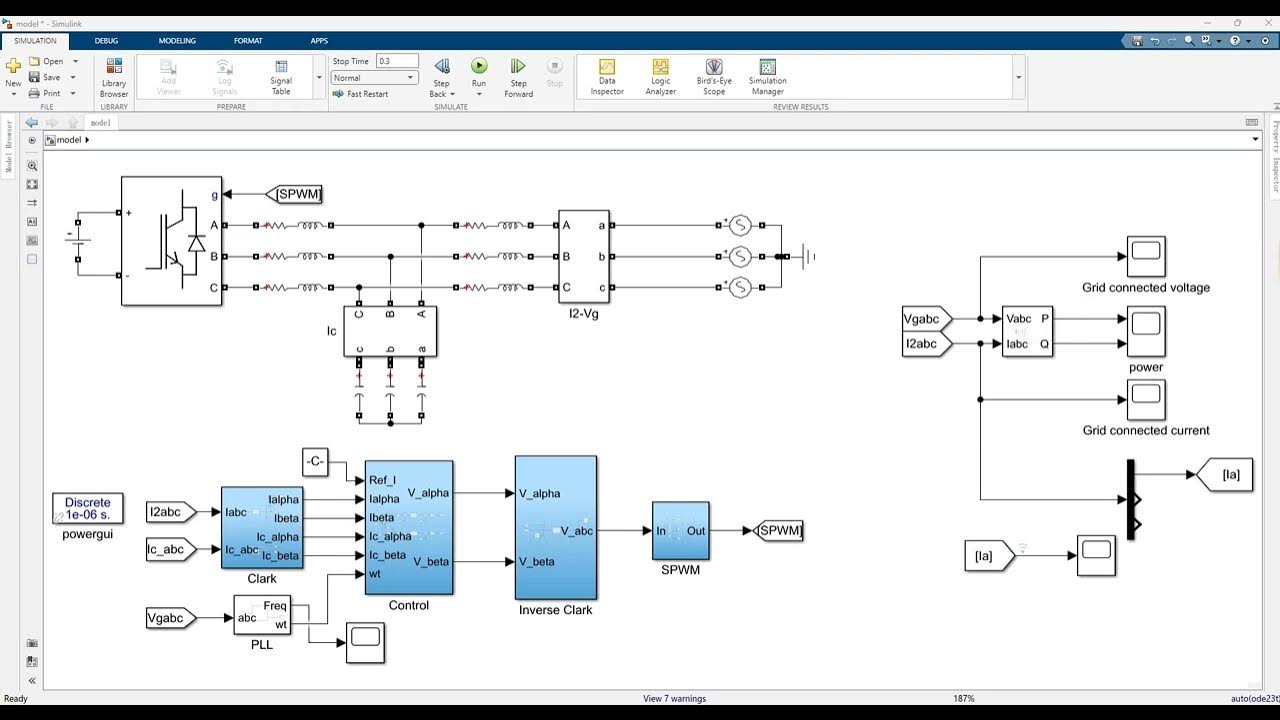 LCL Filter Three phase Grid connected Inverter with Active Damping Double Closed Loop Control ...