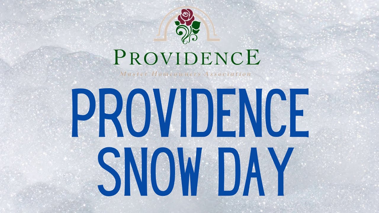 Providence Snow Day Slide Show - YouTube