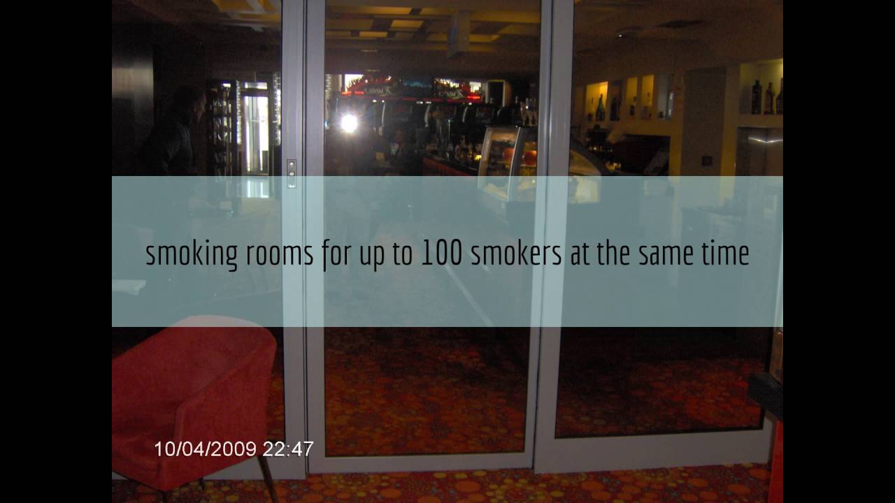 Smoke rooms and cabins for smokers - YouTube