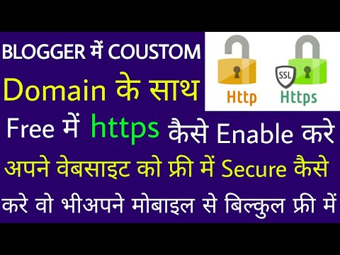 ,how to enable https on blogger with custom domain - YouTube