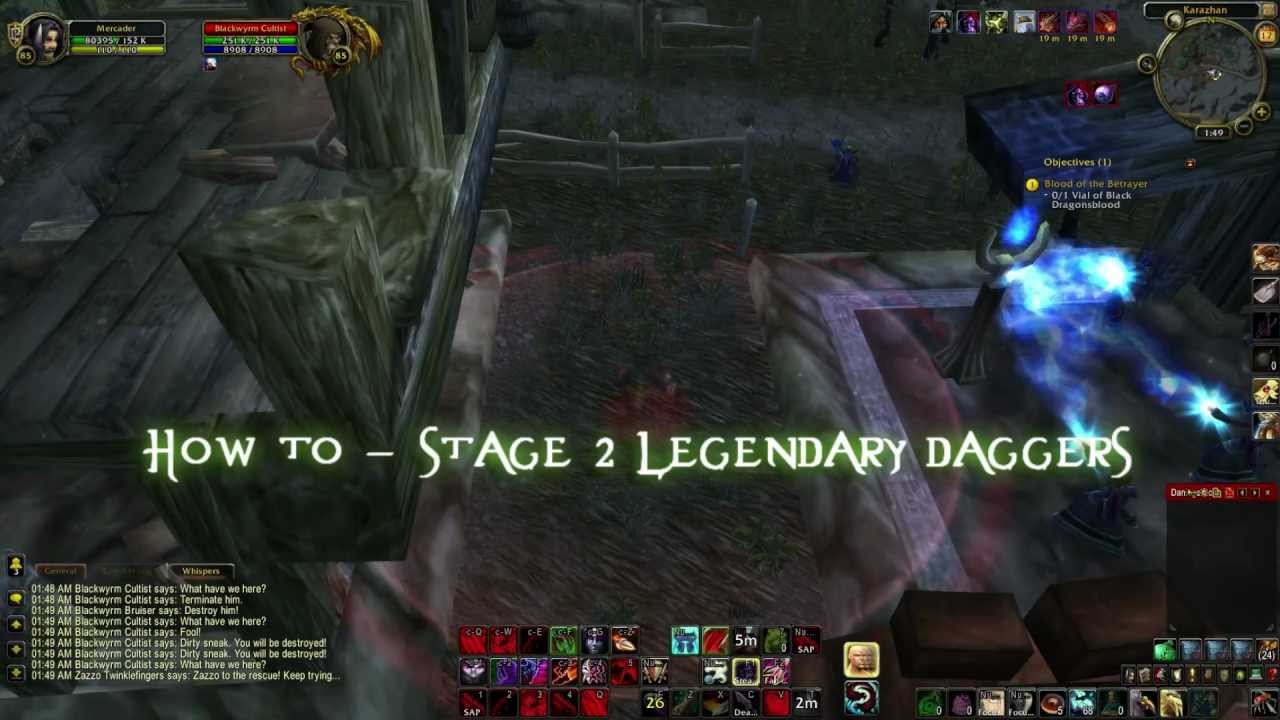 How to - Legendary Daggers - Stage 2 - YouTube