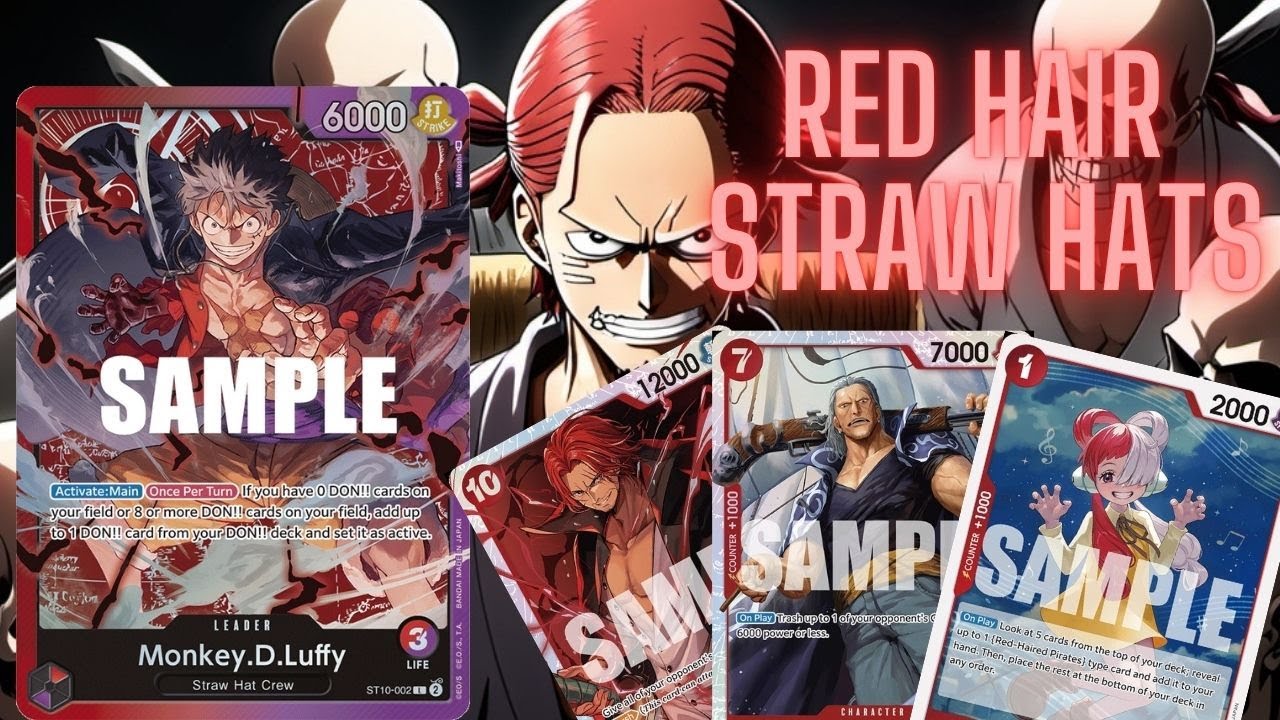 RP Luffy Red Hair Build - YouTube
