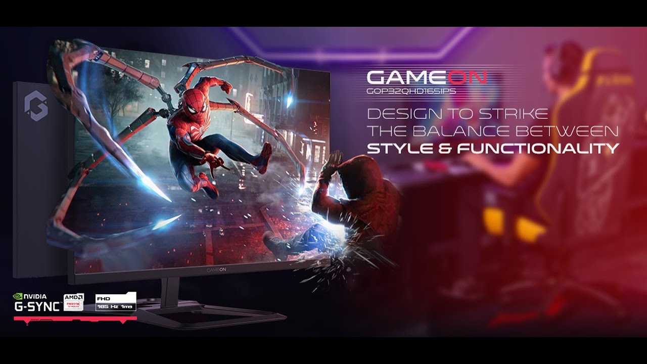 Introducing the GAMEON GOP32QHD165IPS | Gaming Monitor (Official Video ...