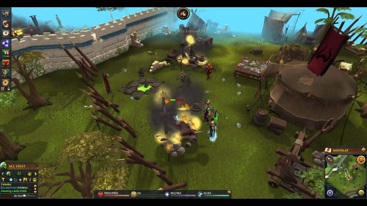 RuneScape 3 - Invasion of Falador + Falador Graphical Rework - YouTube