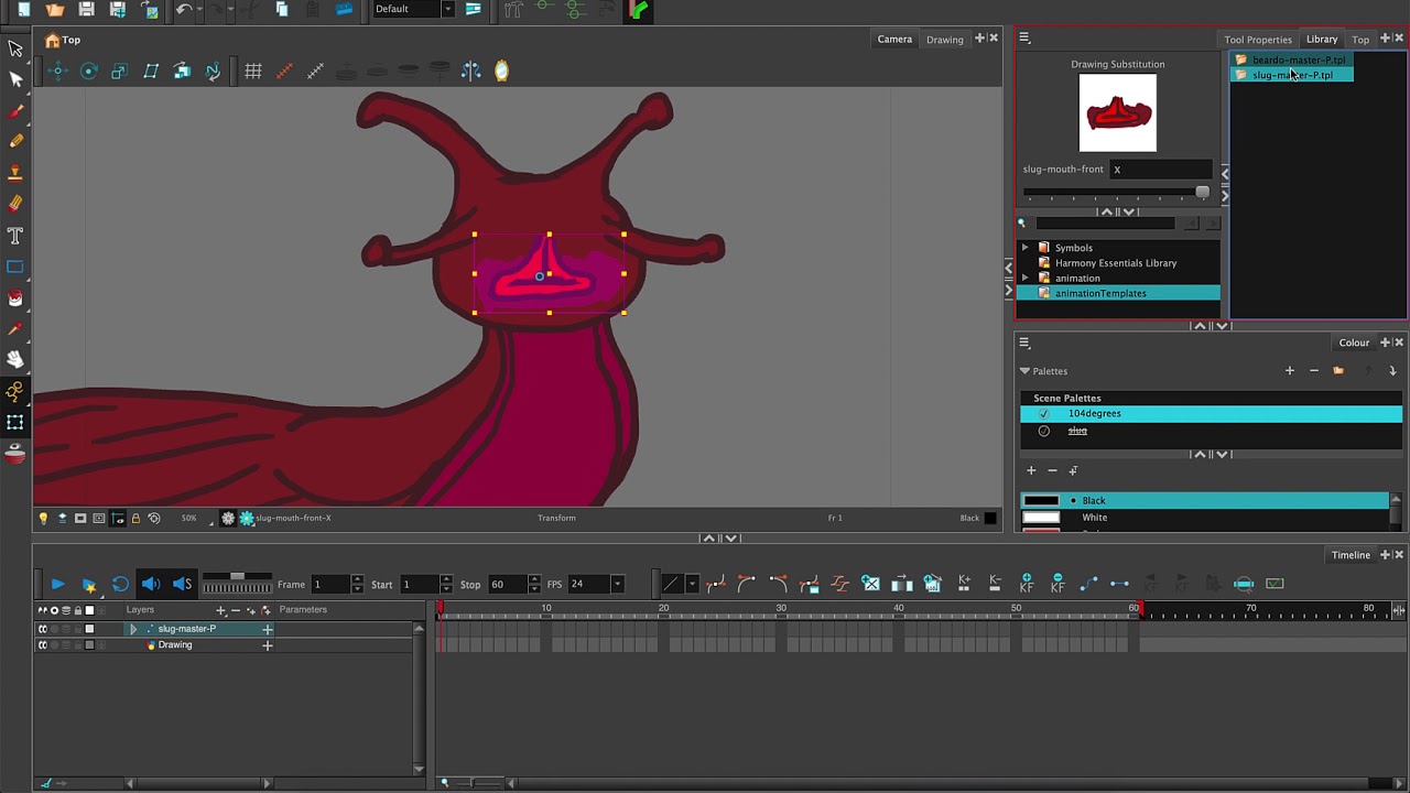 Organizing Layers in Toon Boom Harmony Essentials for a Character ...
