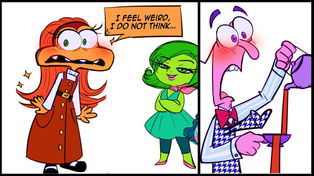 Anxiety Gets a CUTE NEW LOOK?!! (Inside Out 2 Comic Dub) - YouTube