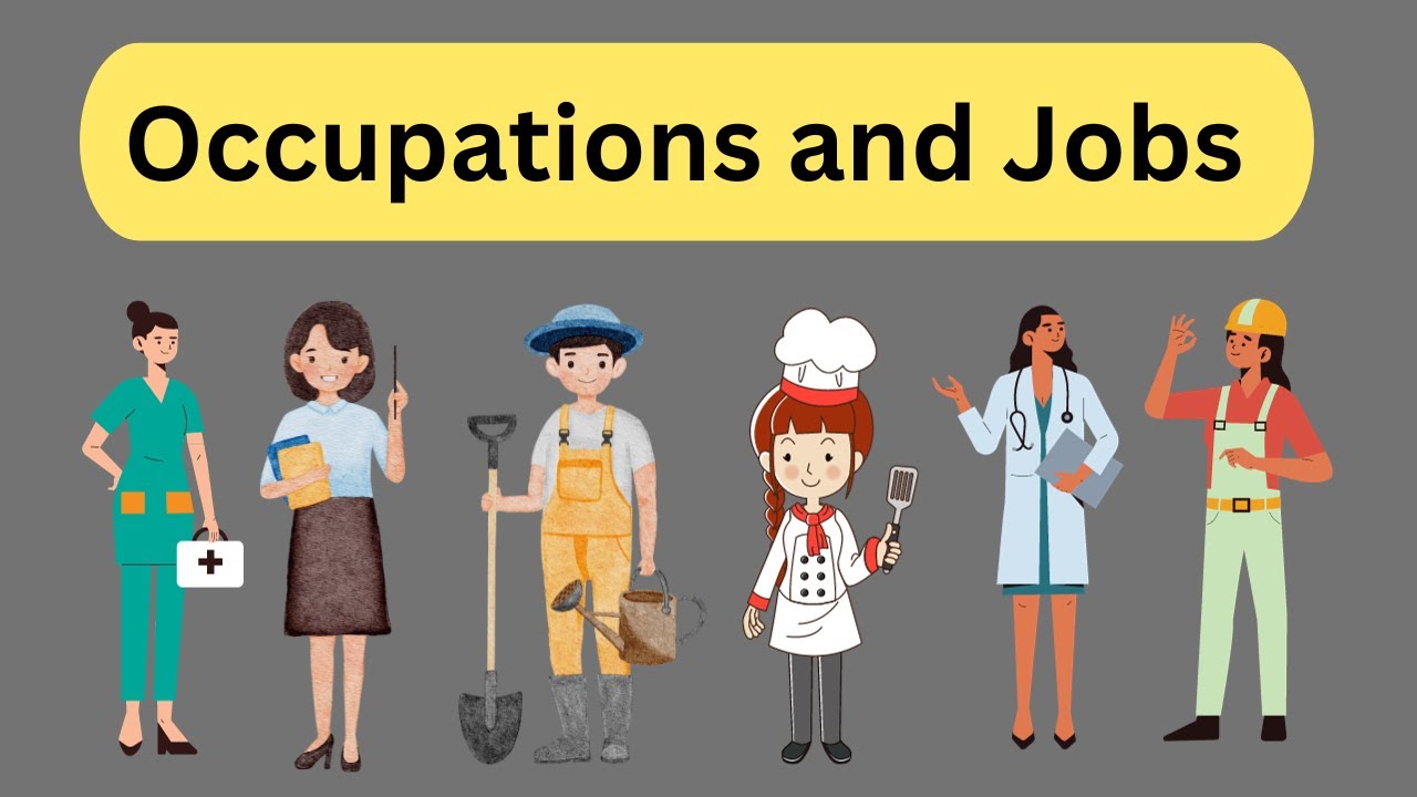 Lets Learn Job and Occupations / English Vocabulary for Kids ...