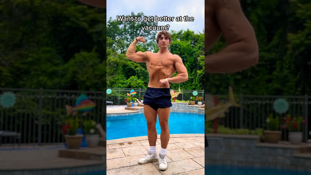 Learn to Vacuum #posing #bodybuilding - YouTube