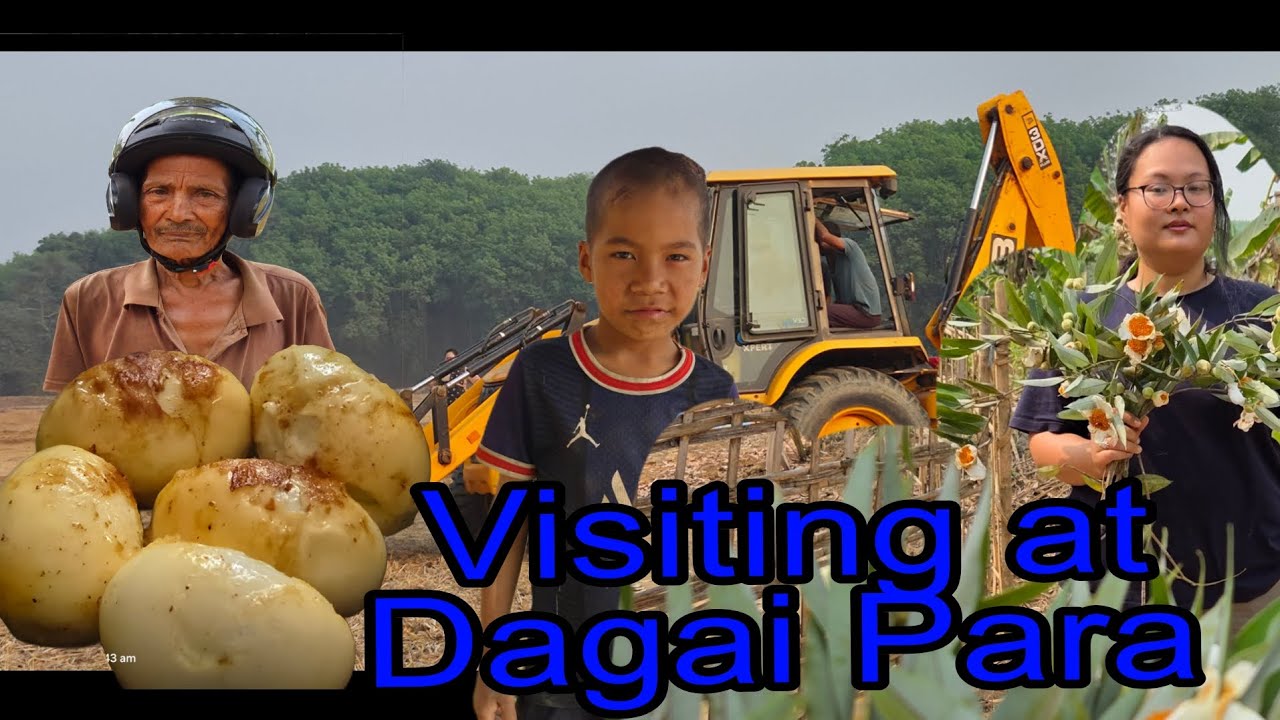 Visiting at Dagai Para our grandparents home || Achu sung ni thing Dagai wo berai ye mi - YouTube