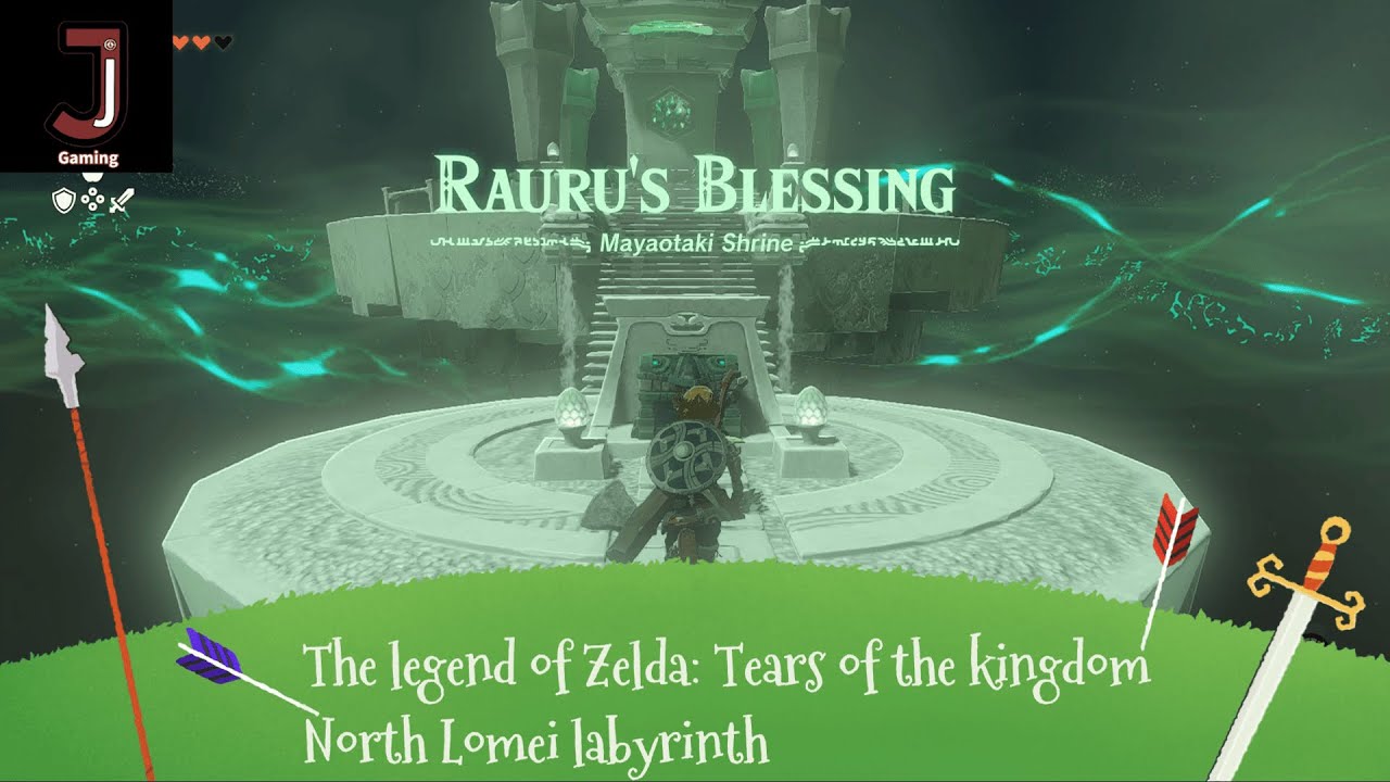 The legend of Zelda Tears of the kingdom Mayaotaki shrine North Lomei ...