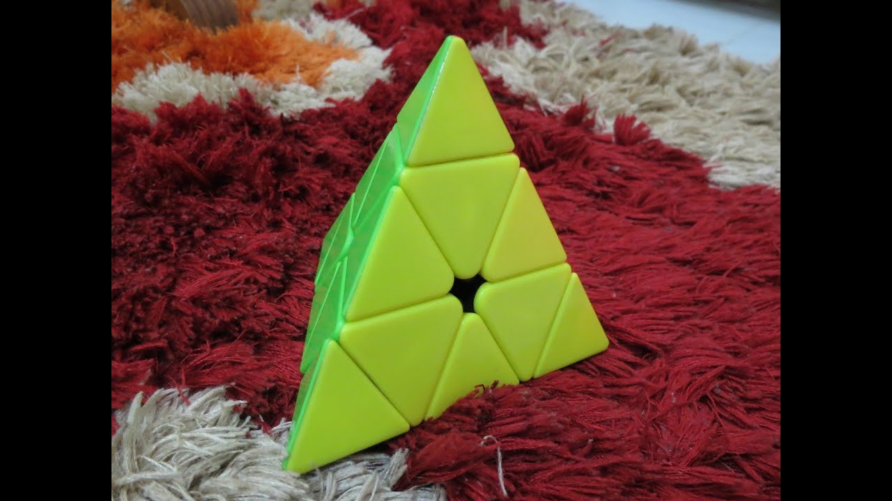 SOLVING TRIANGLE CUBE!!!!......LESS THAN 3 MINUTES.... - YouTube