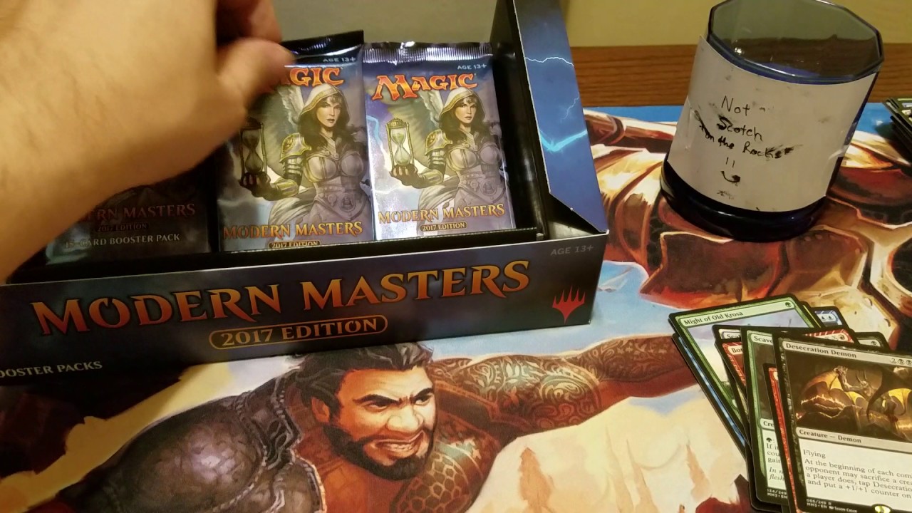LAST MTG Modern Masters 2017 Booster Box **Wish Me Luck** - YouTube