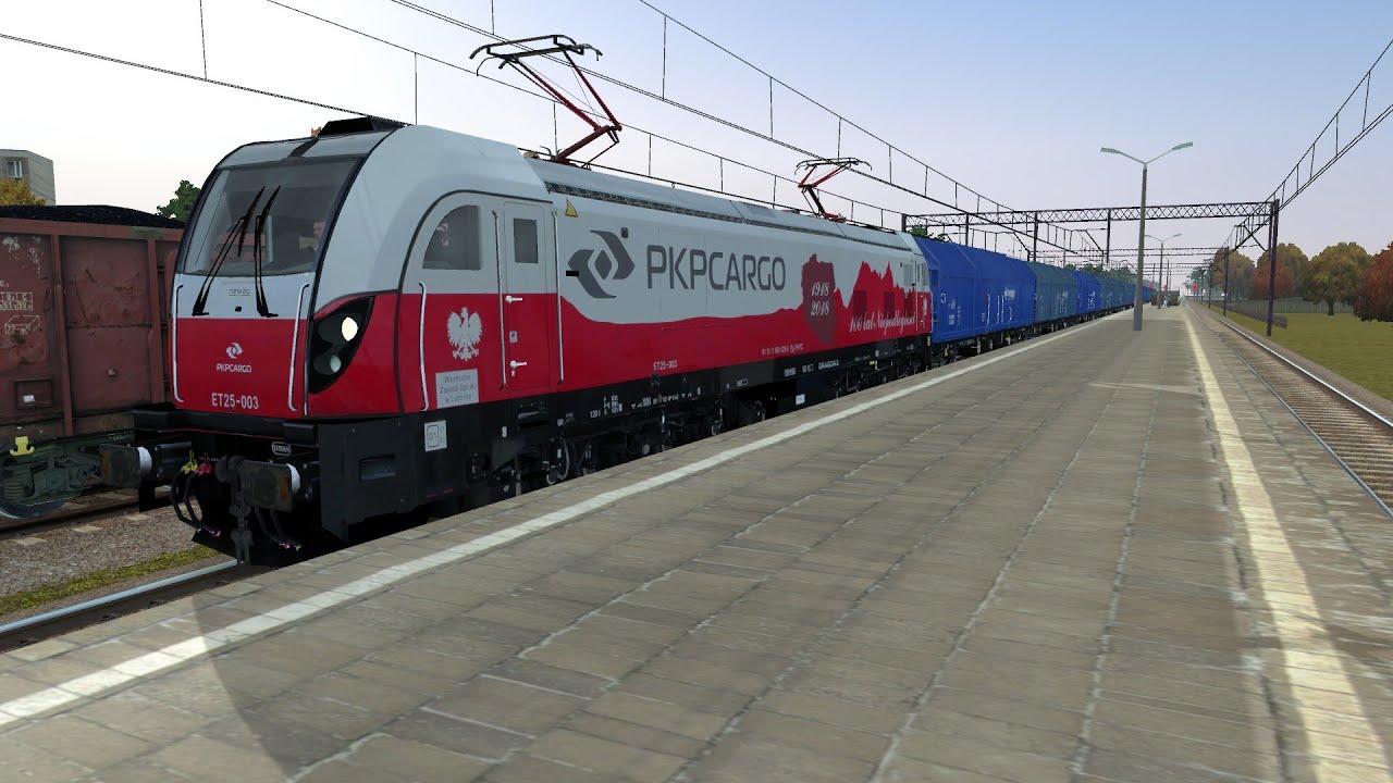 Maszyna Eu07 Bałtyk Cargo - YouTube