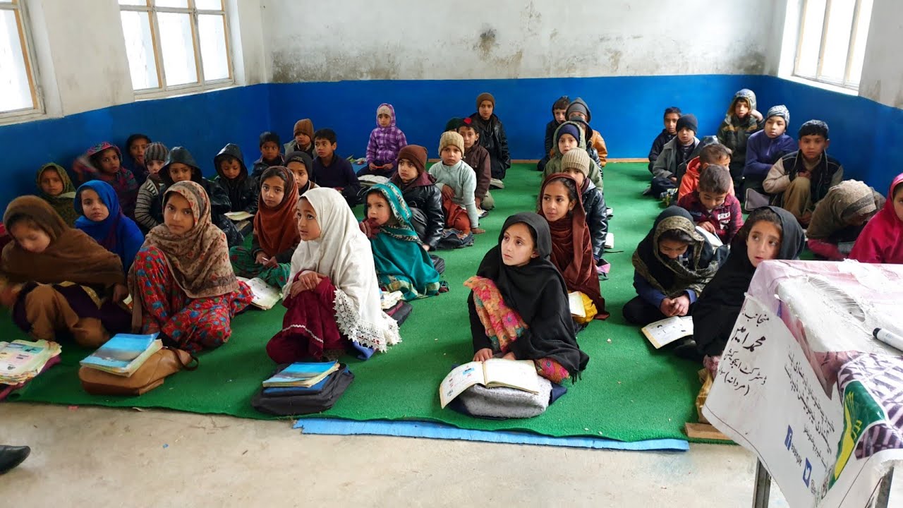 Children, clean nature and a local primary school in SWAT DISTRICT ...