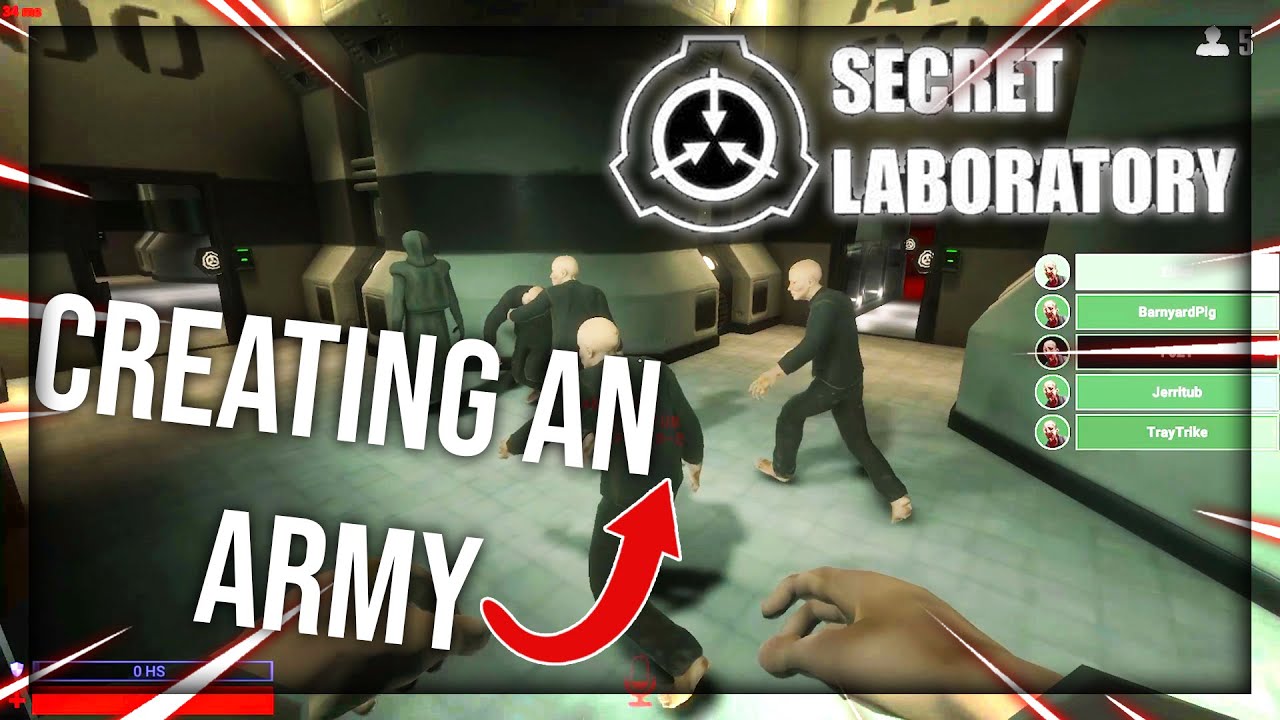WE CREATED AN ARMY IN SCP: Secret Laboratory - YouTube