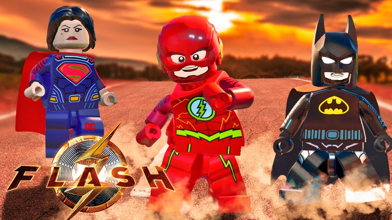 CRIEI O FLASH BATMAN E SUPERGIRL DO NOVO FILME DO FLASH LEGO DC Super Villains - YouTube