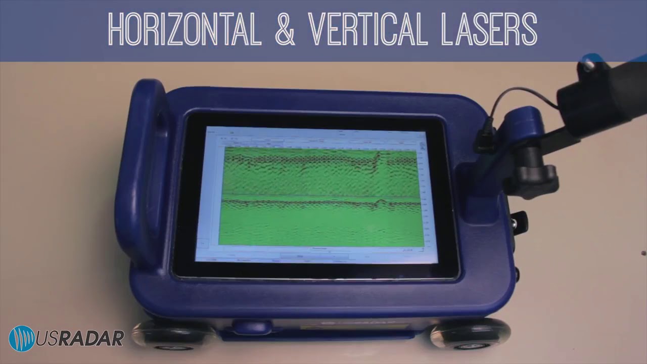 US Radar - Quantum Mini Dual Frequency Concrete Scanner - YouTube