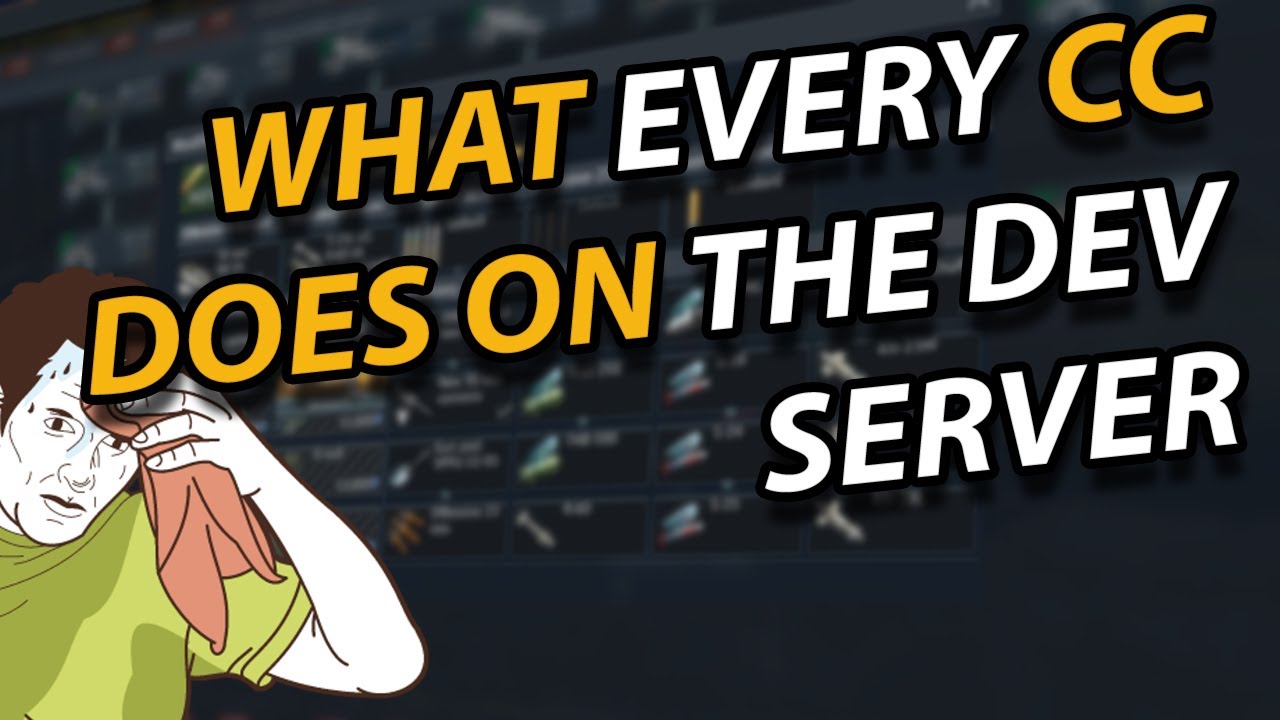 What EVERY CC does on the DEV SERVER - SPEEDRUN - YouTube