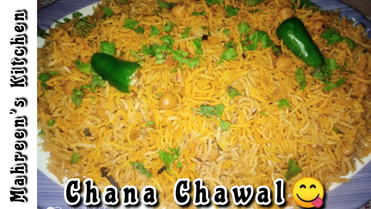 Tasty Chana Pulao Recipe|| How to make chana pulao by Mahreen's Kitchen ...
