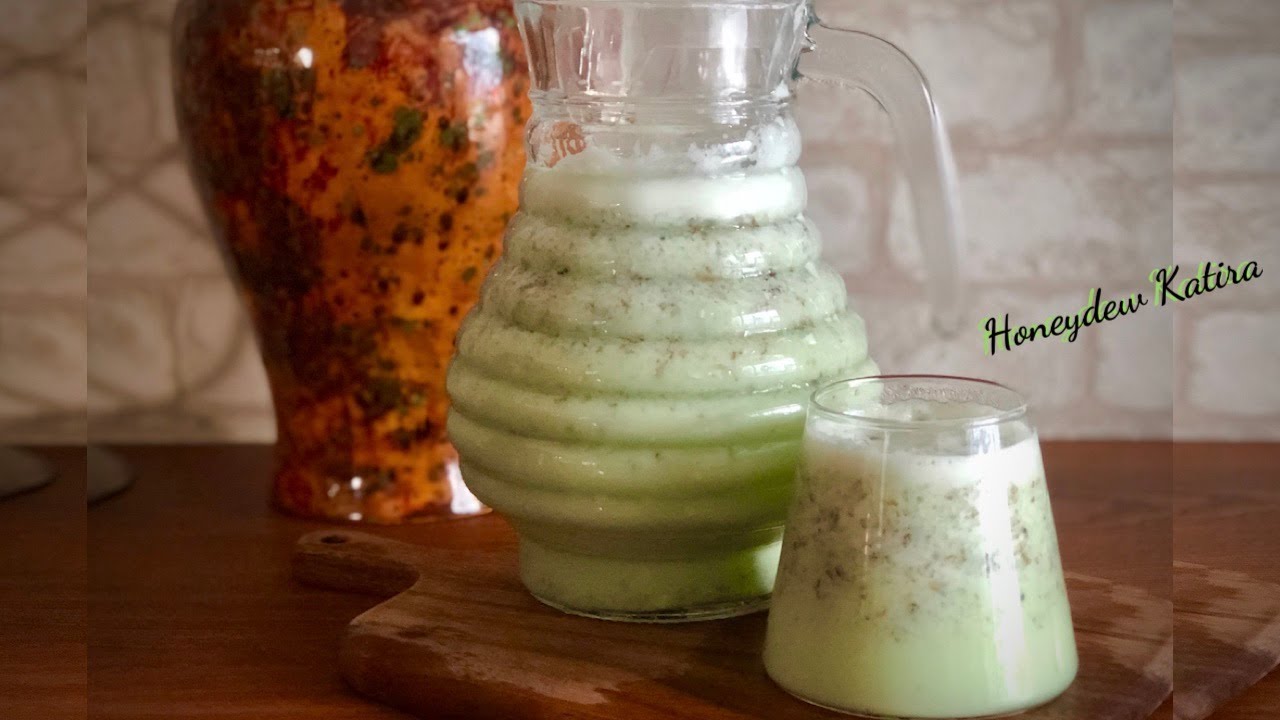 Honeydew Melon Katira Drink [Air Katira] - YouTube