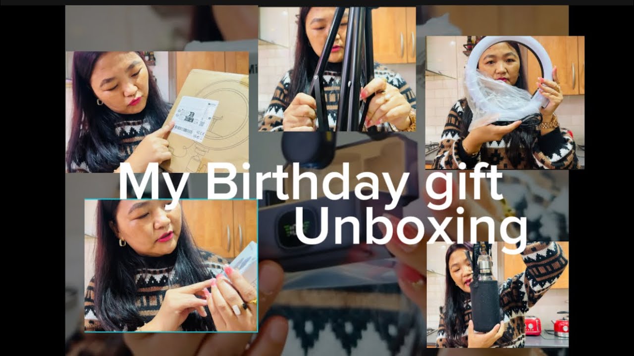 I was not expecting this gift( Pre-Birthday gift unboxing) - YouTube