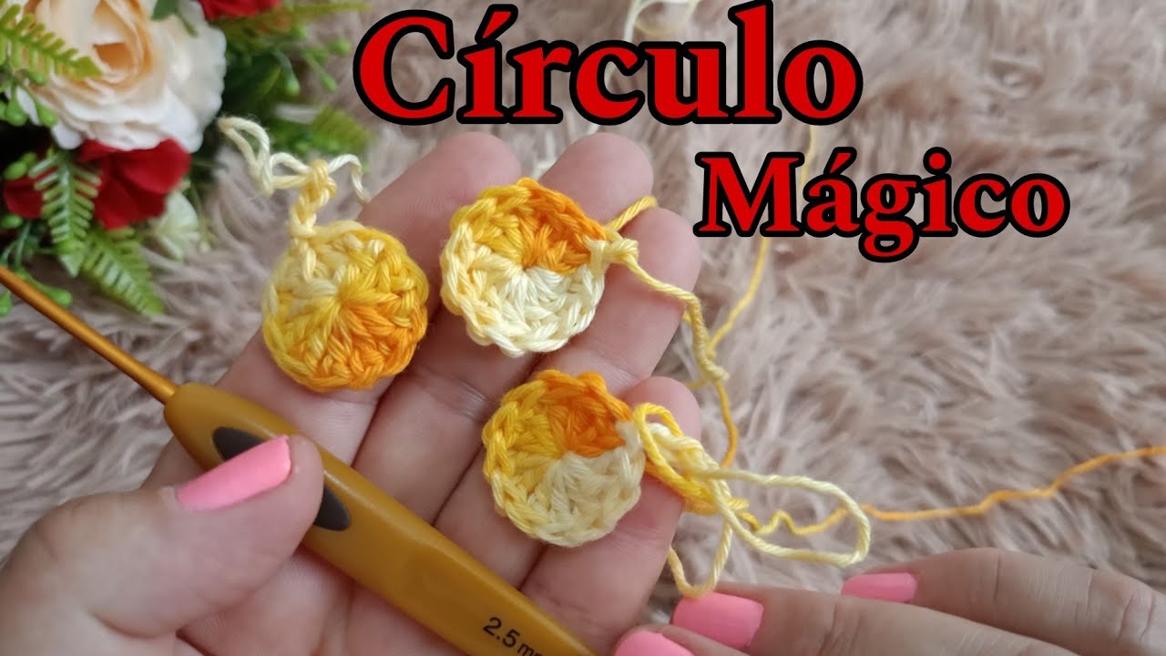 3 TIPOS DE ANEL MÁGICO CROCHÊ ! Como fazer círculo mágico crochê ...