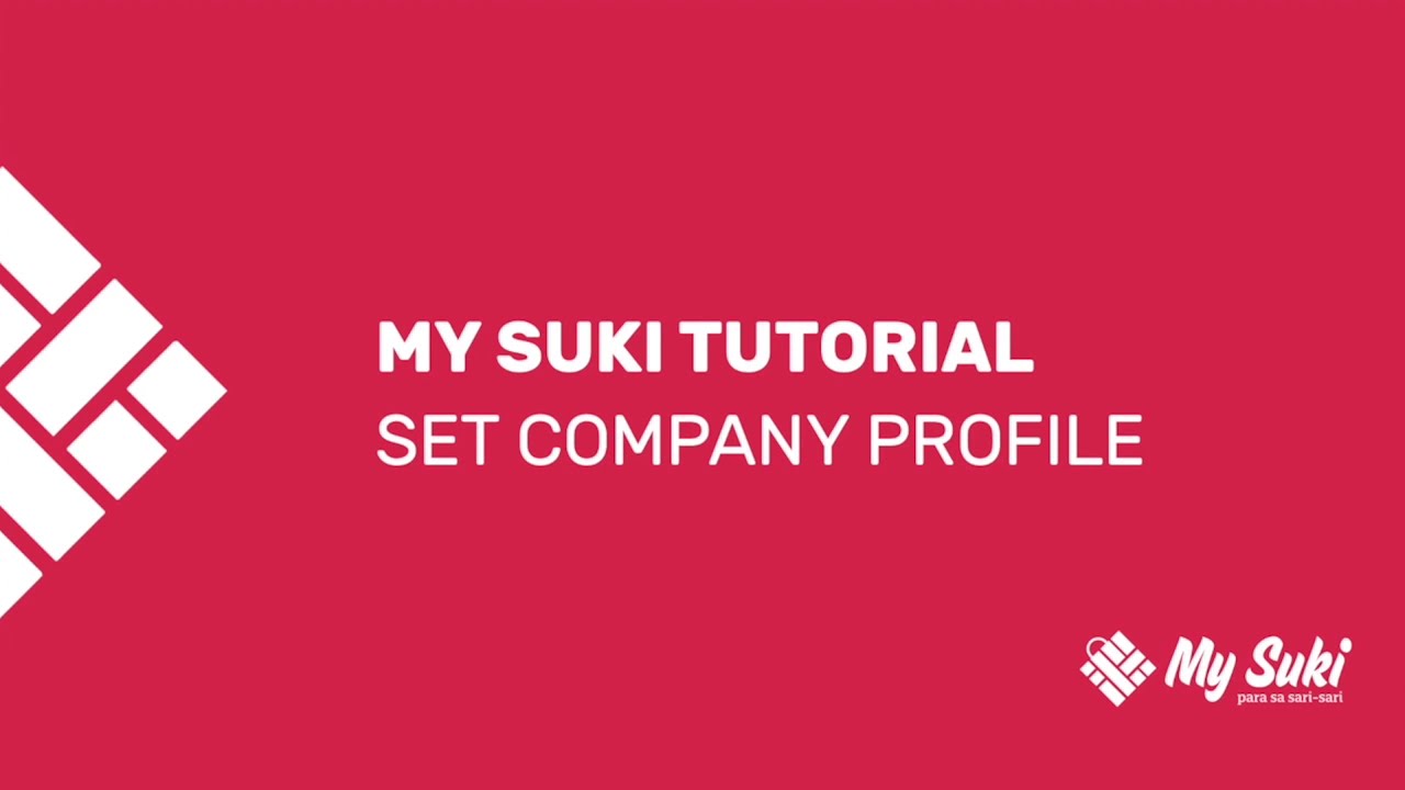 My Suki Tutorial Step 2: How to set up my Company Profile on My Suki ...