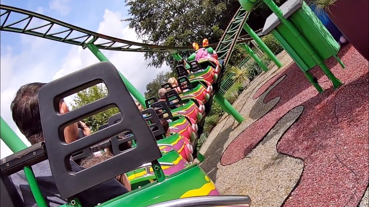Cat-O-Pillar Coaster (Onride) Video Paultons Park Hampshire 2019 - YouTube