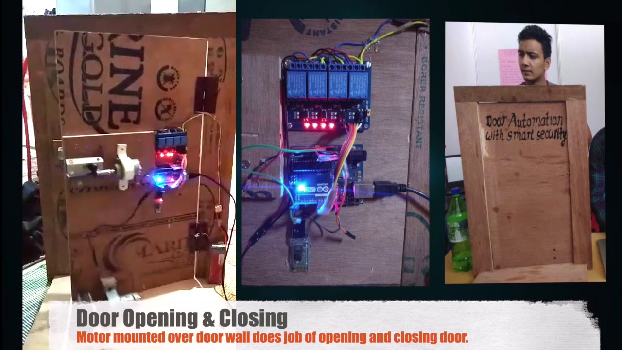 Door Automation With Smart Security - Mini Project 2019 - YouTube