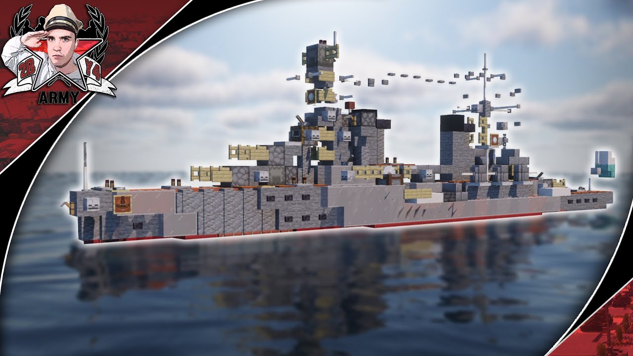 Minecraft: WW2 Kirov | Kirov-Class Cruiser Tutorial - YouTube
