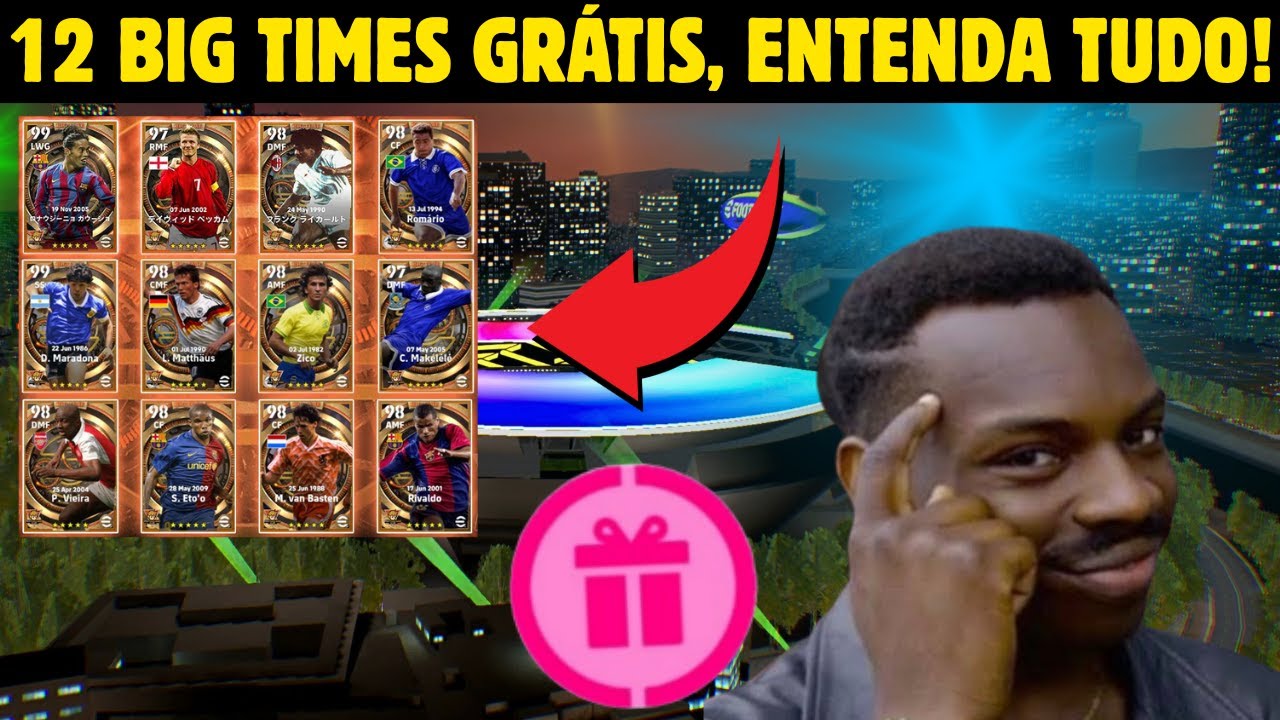 12 BIG TIMES GRÁTIS! Campanha de 30 Anos EXPLICADA no eFootball 2025 ...