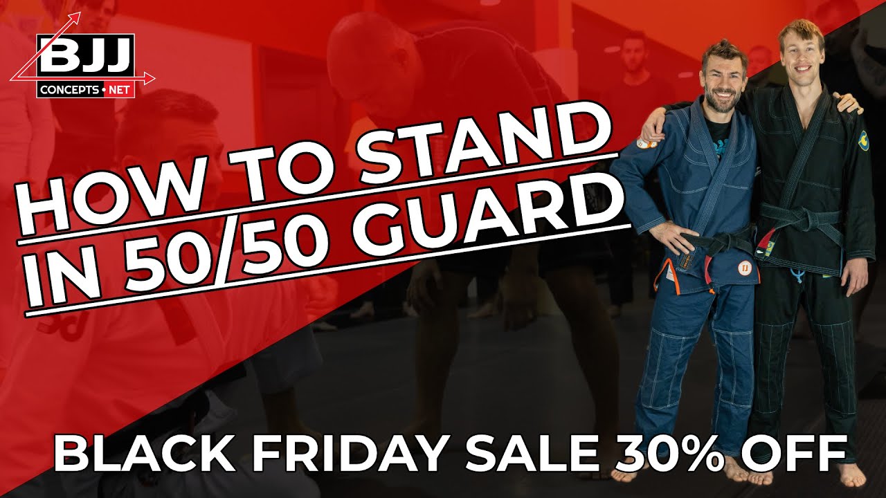 How to Stand Up Safely in 50/50 Guard - YouTube