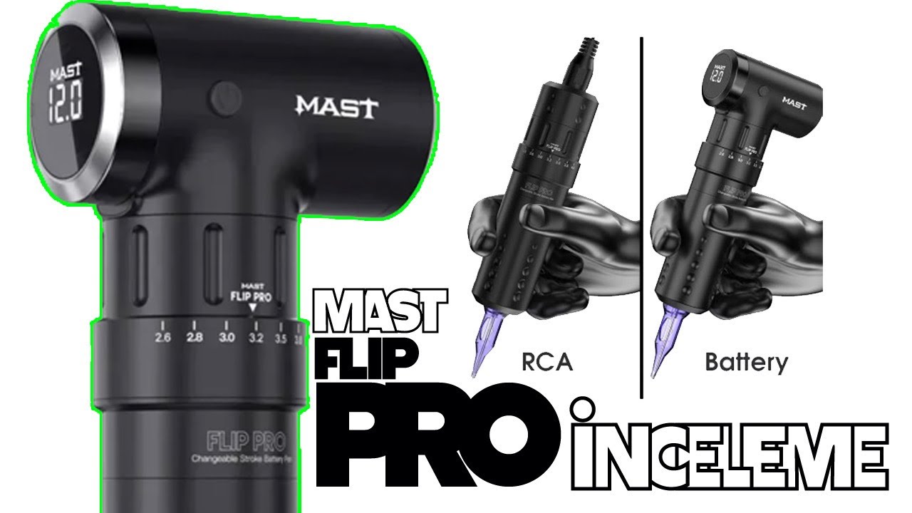 MAST FLIP PRO Wireless Dövme Makinesi İncelemesi | Tattoo Machines # ...